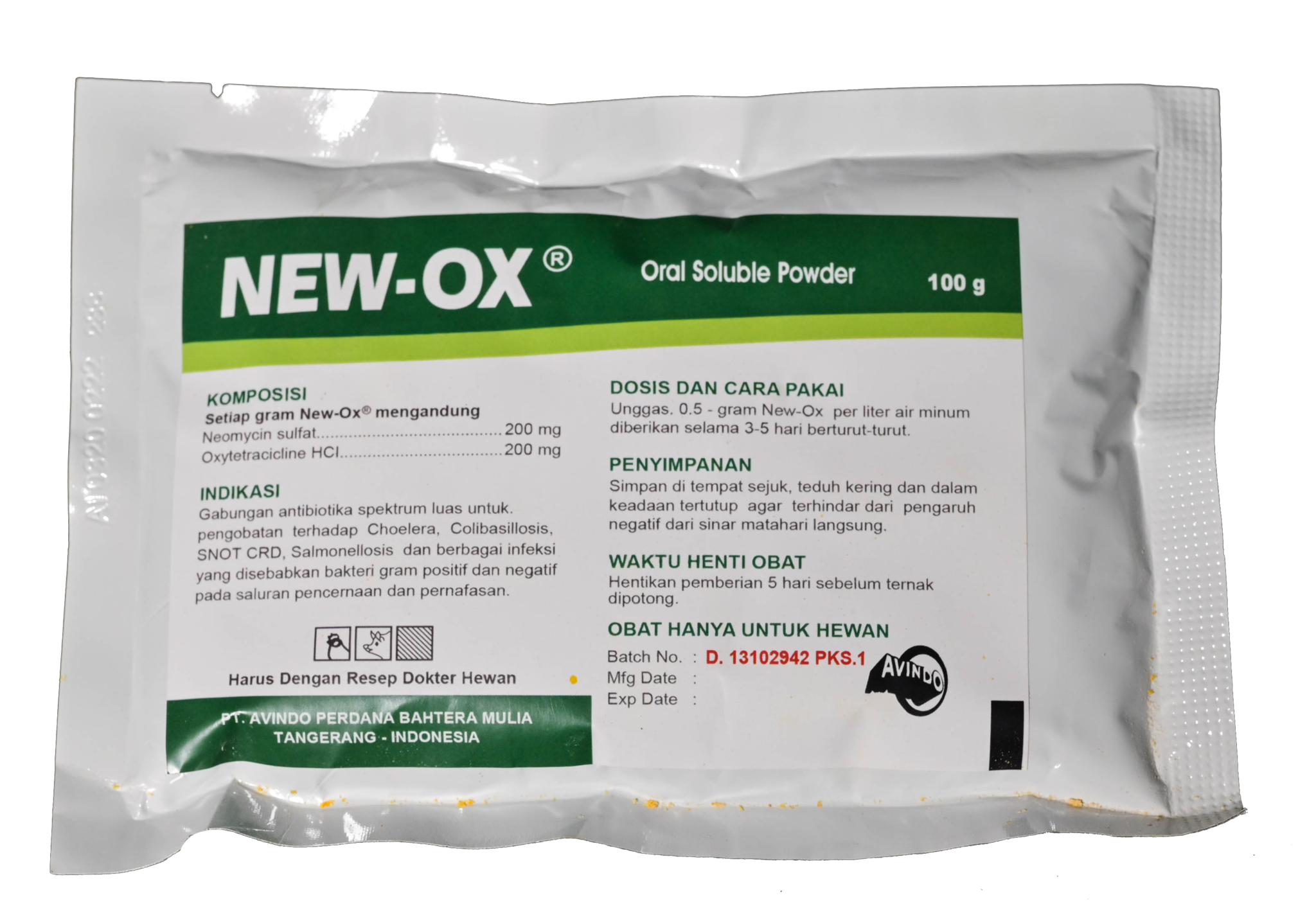 New Ox | PT.Avindo Perdana Bahtera Mulia